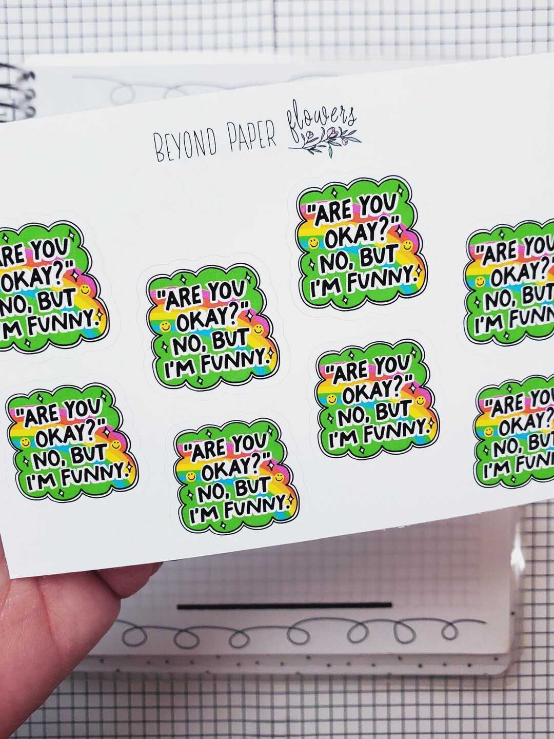 Are You Okay Deco Stickers - Etsy