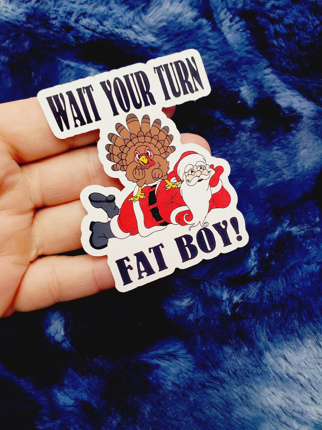 Wait Your Turn Vinyl Sticker Die Cut - Etsy