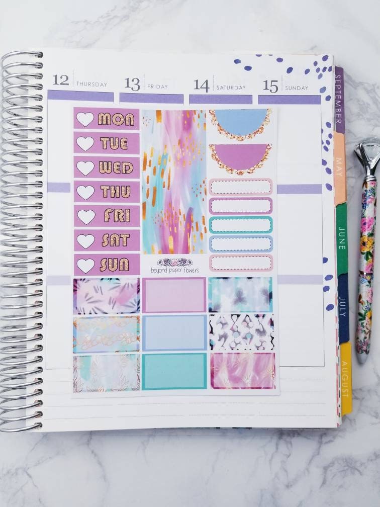 Abstract Art Weekly Kit - Etsy