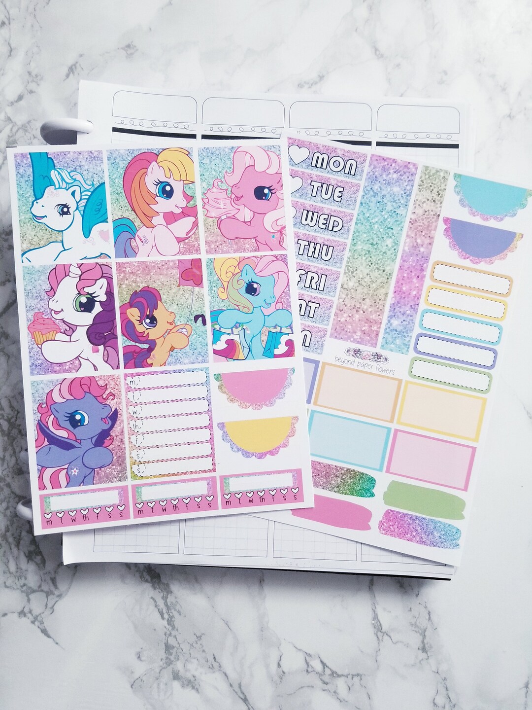 Pretty Pony Weekly Kit - Etsy