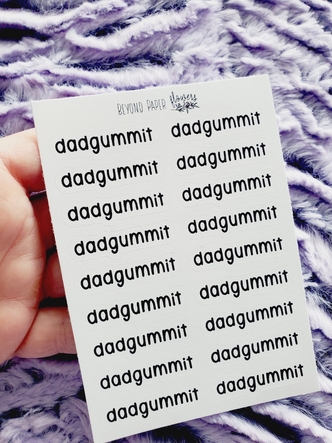 Dadgummit Snark Sheet - Etsy