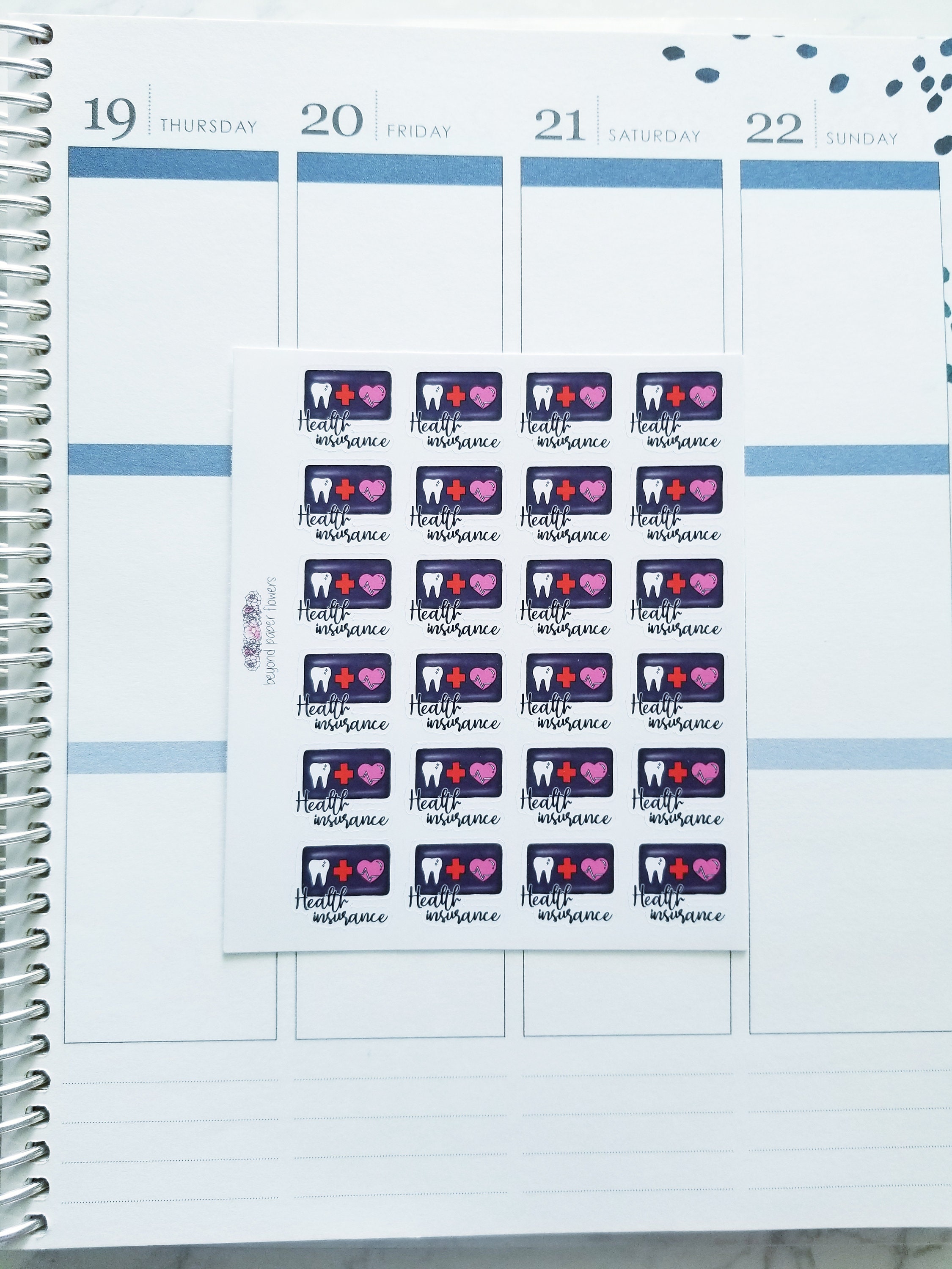 Cute Health Insurance Stickers | Etsy