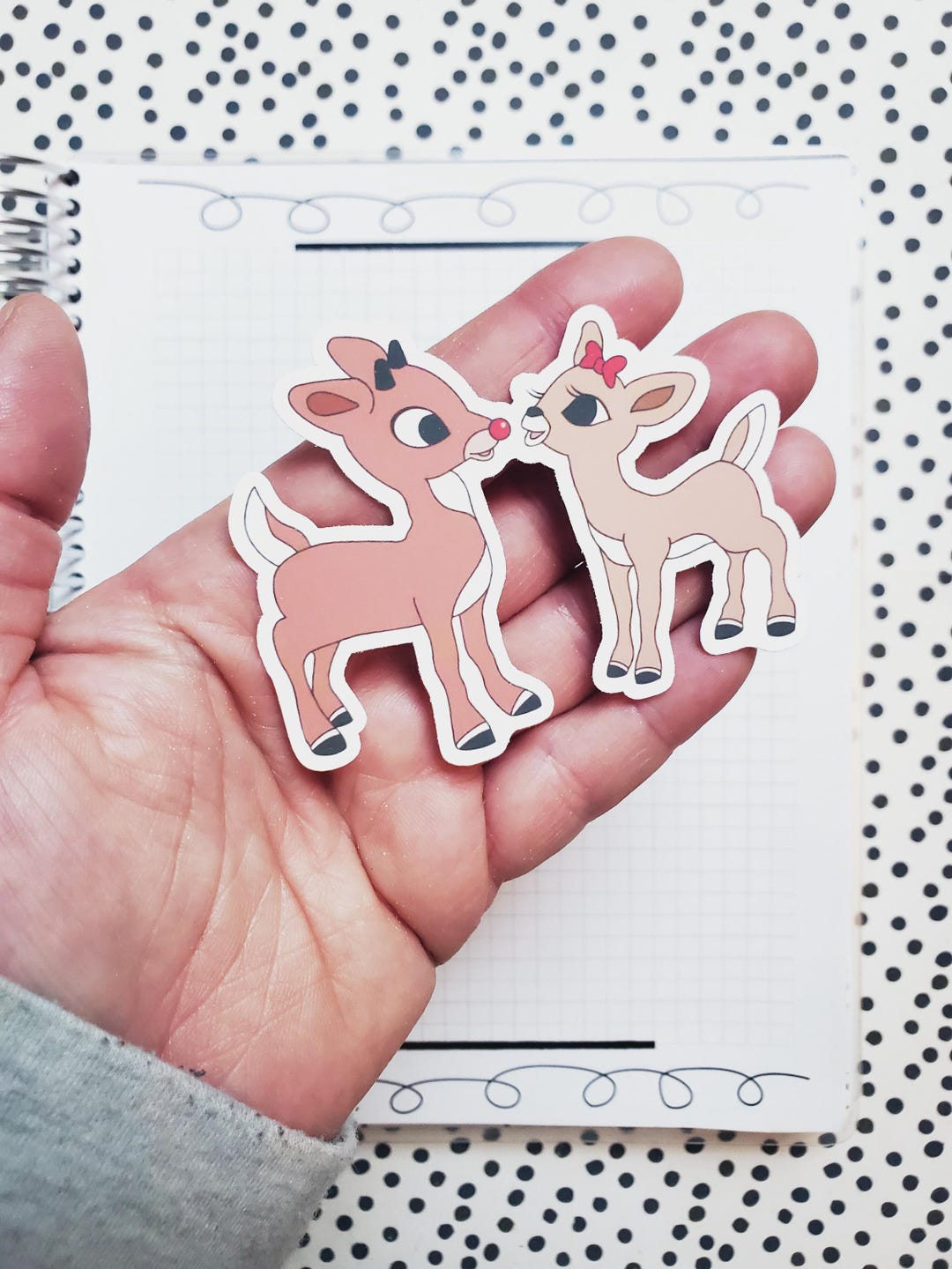 Famous Deer Vinyl Sticker Die Cut - Etsy