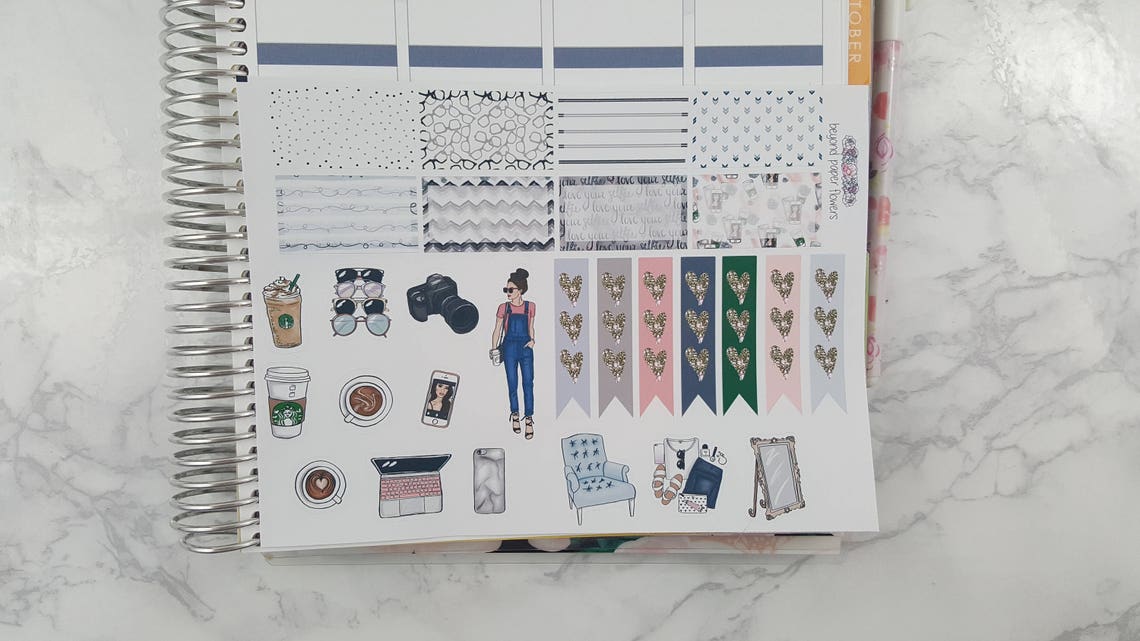 The Planner Fashionista Weekly Kit | Etsy
