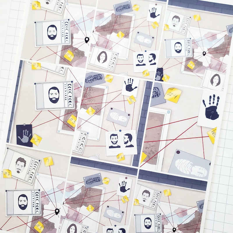 Evidence Board - Etsy