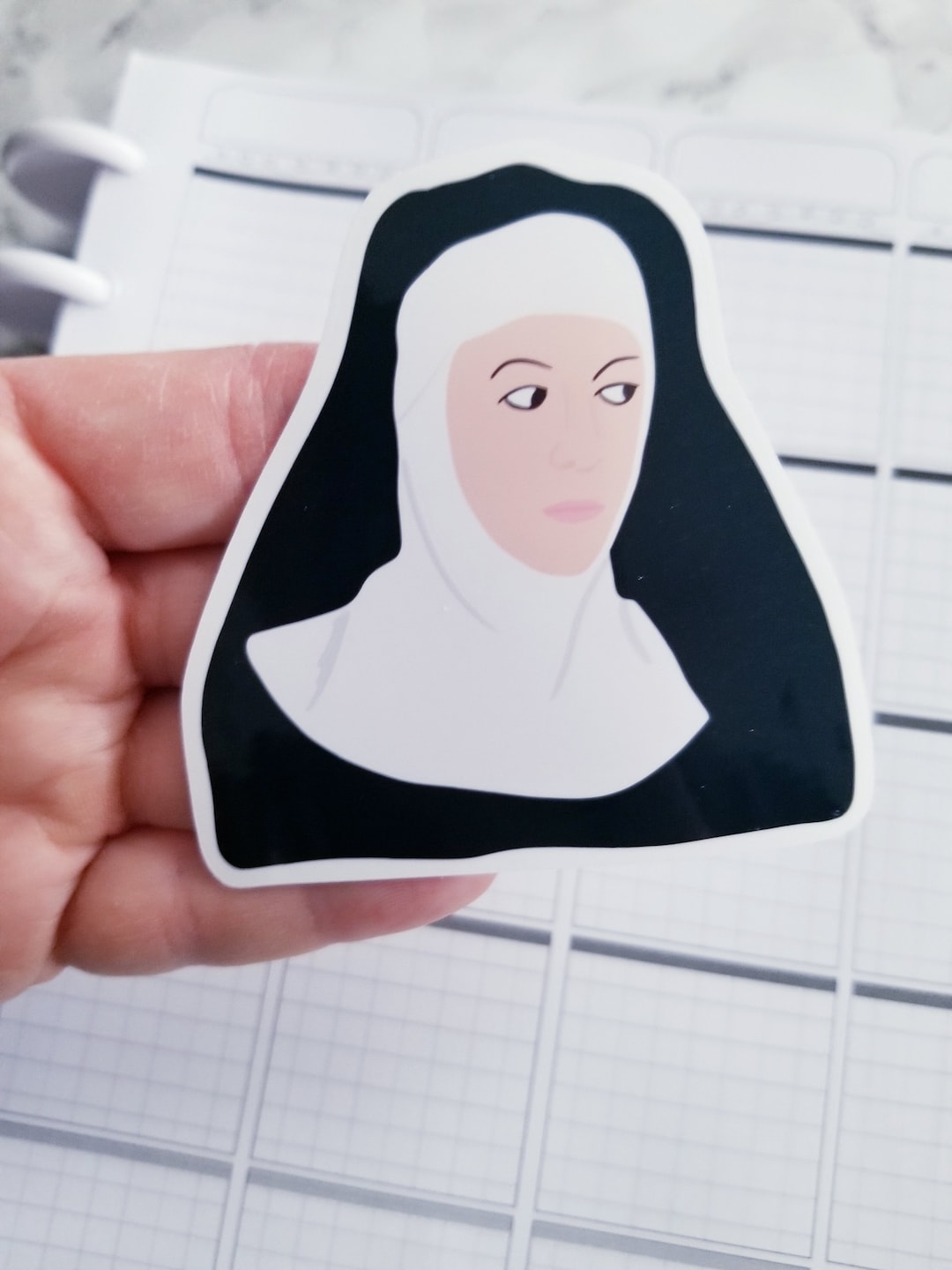 Vinyl Nun No Sticker Die Cut - Etsy