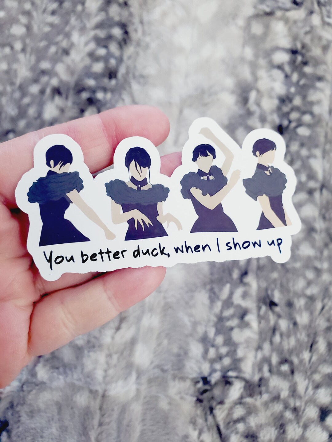 Better Duck Matte Vinyl Sticker Die Cut - Etsy