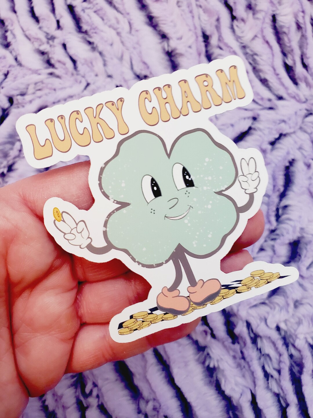 Clover Dude Matte Vinyl Sticker Die Cut - Etsy