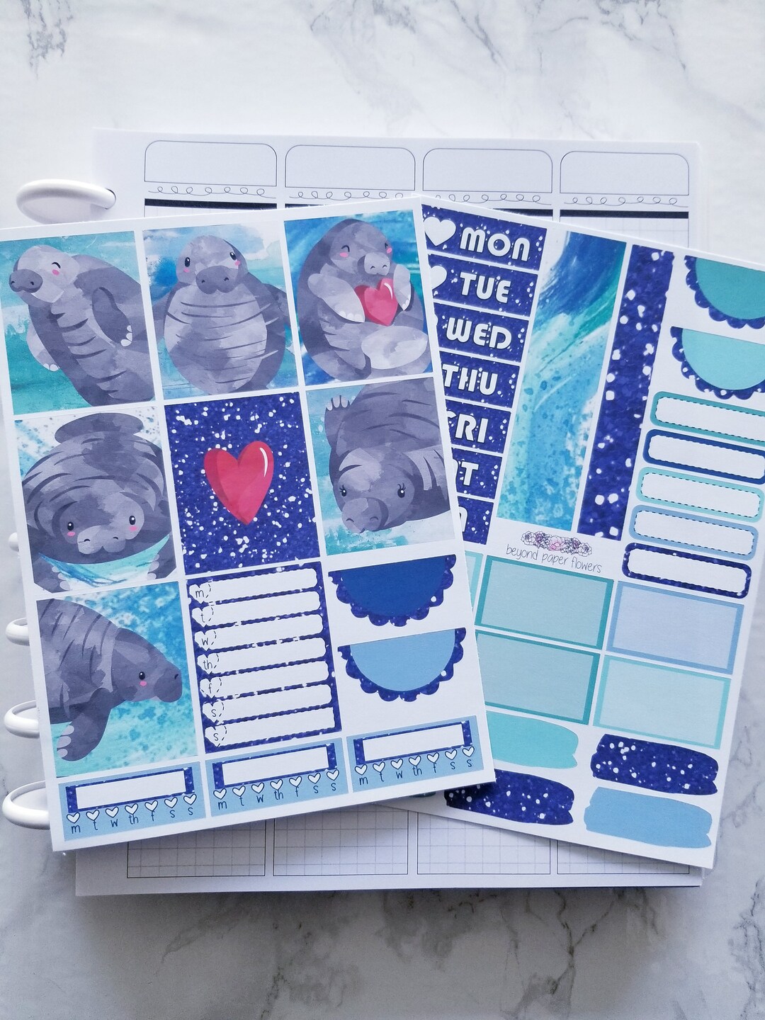 Manatee Love Weekly Kit - Etsy
