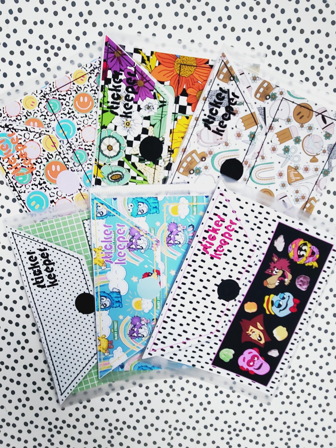 Nostalgic Sticker Keeper 5x7 Velcro Pockets Vol 4 - Etsy
