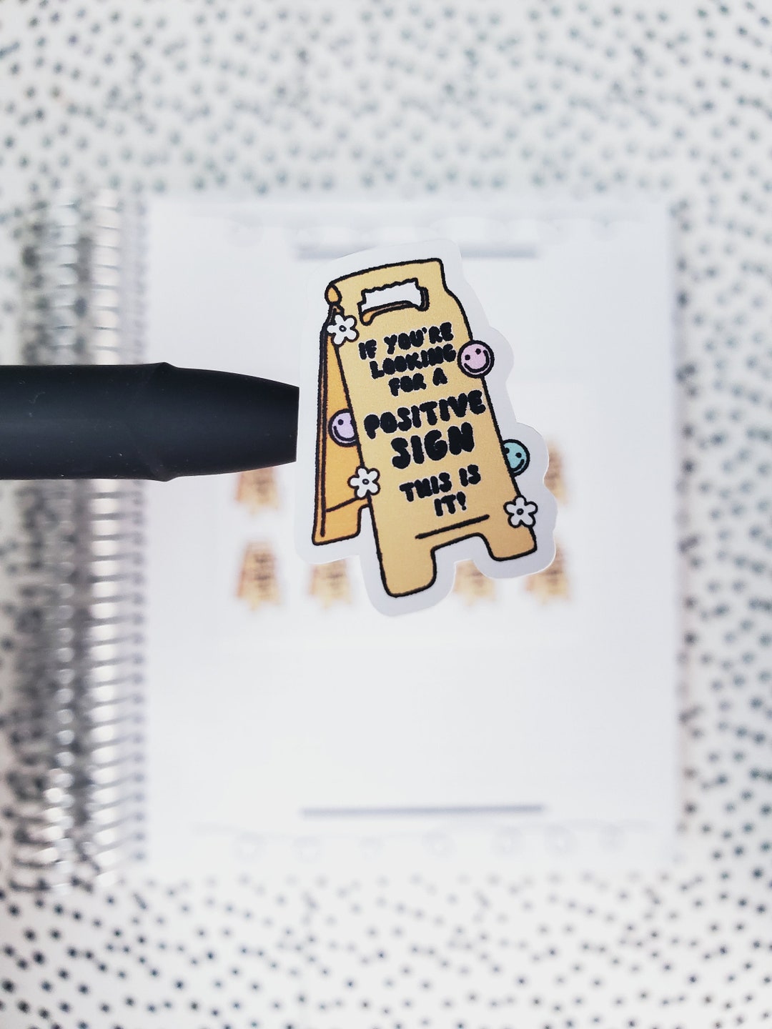 Positive Sign... Deco Stickers - Etsy