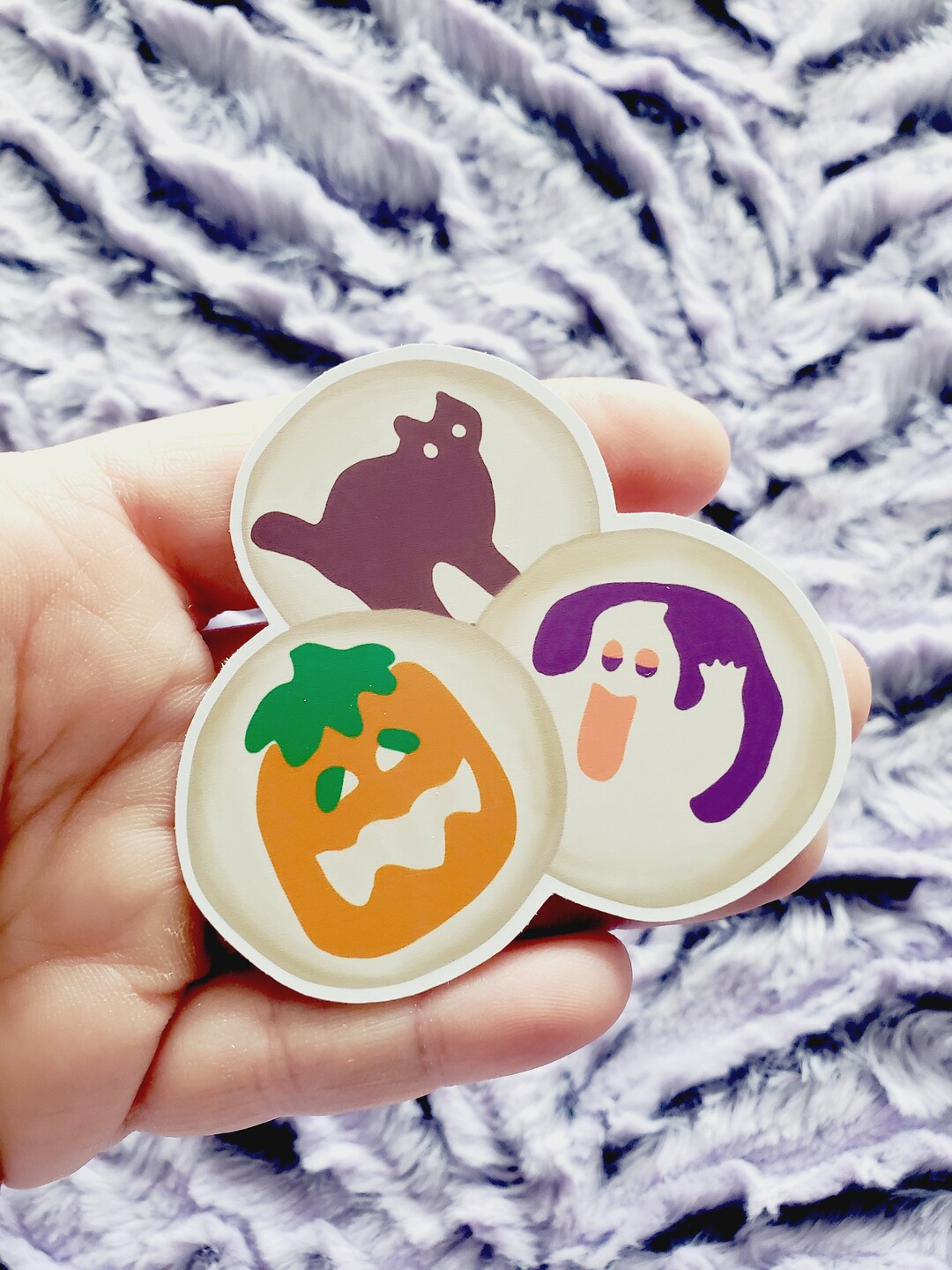 Halloween Cookie Vinyl Sticker Die Cut - Etsy