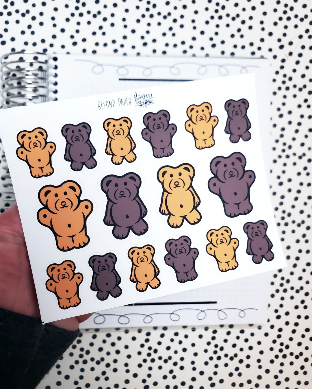 Teddy Crackers Deco Stickers - Etsy