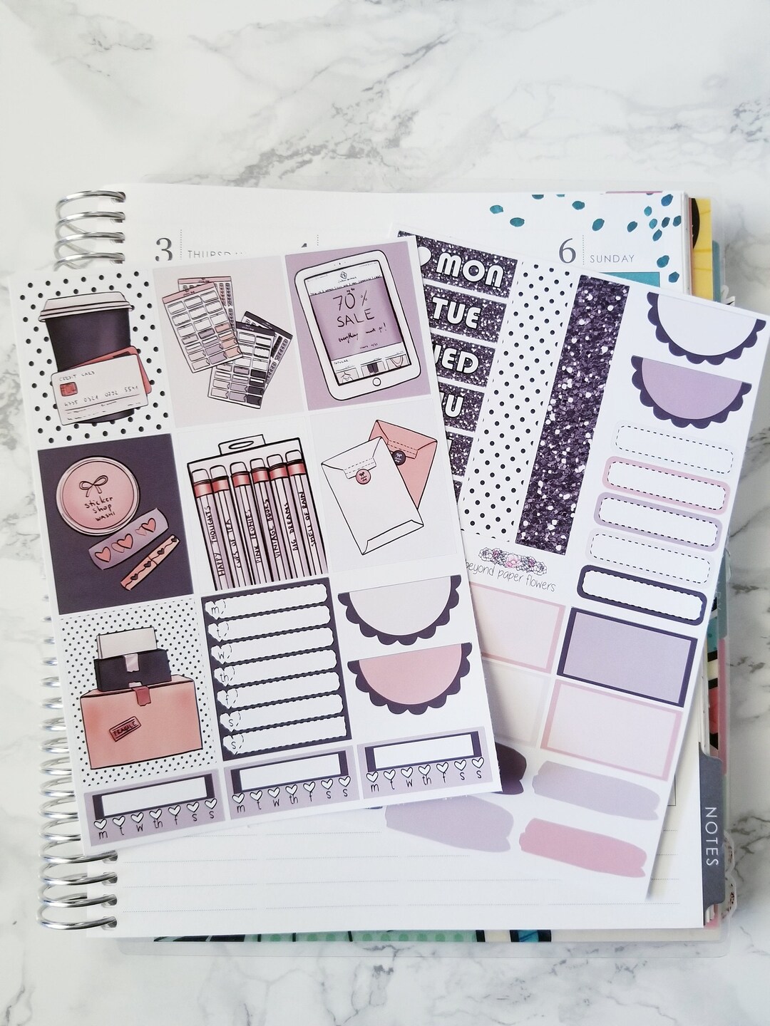 Planner Shopper Weekly Kit - Etsy