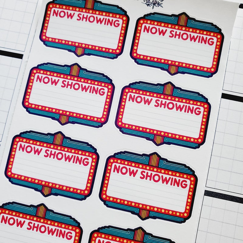 Now Showing Sign - Etsy