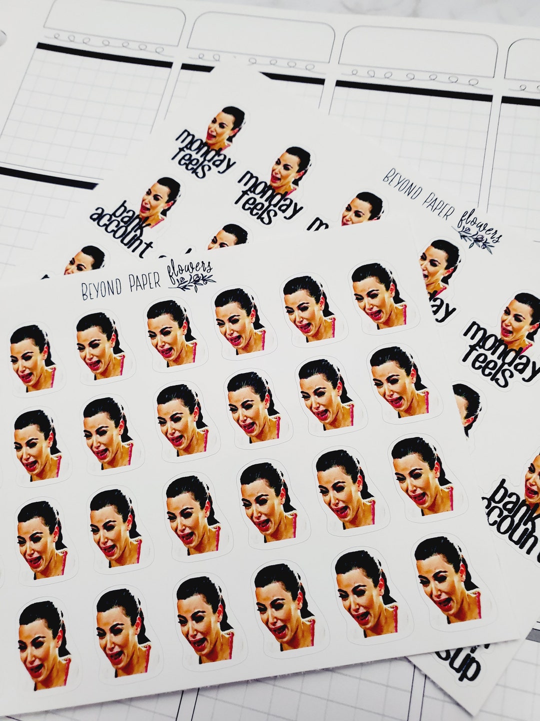 Ugly Cry Humor Stickers - Etsy