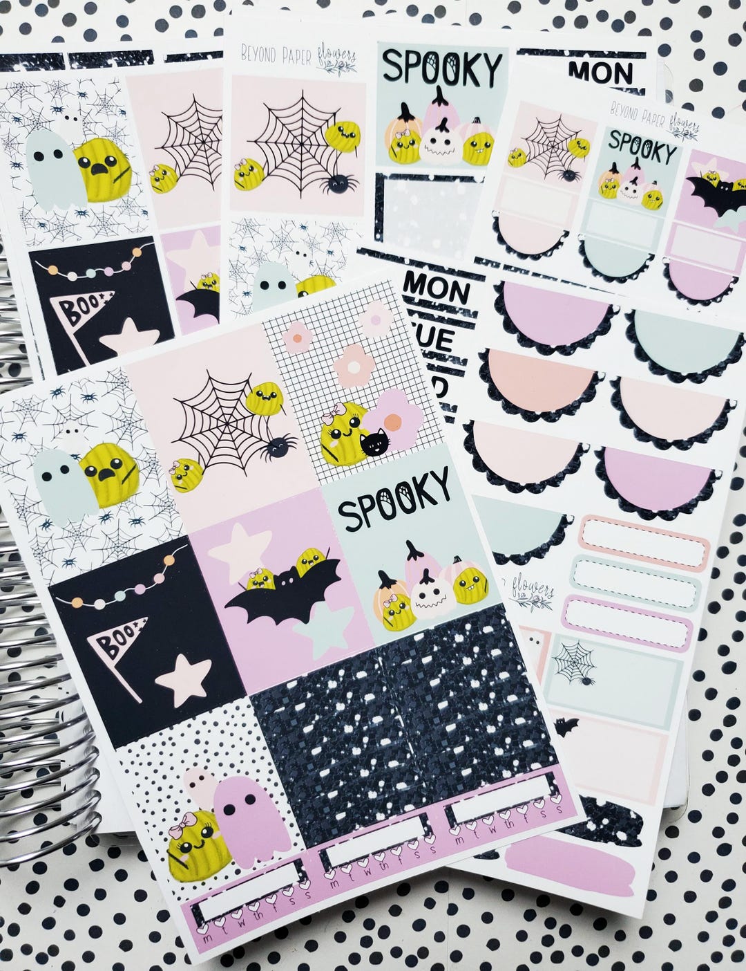 Pastel Pickle Halloween Weekly Kit - Etsy