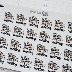 Meeting Stickers - Etsy Canada
