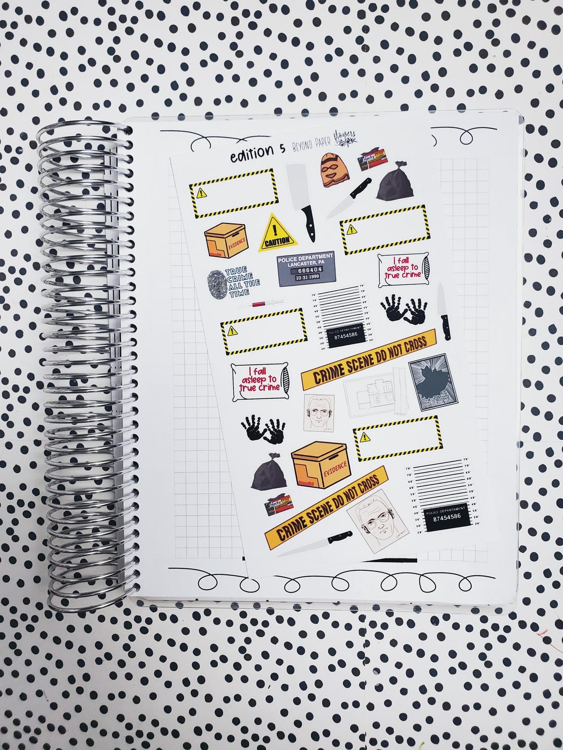 Crime Scene Deco Stickers - Etsy