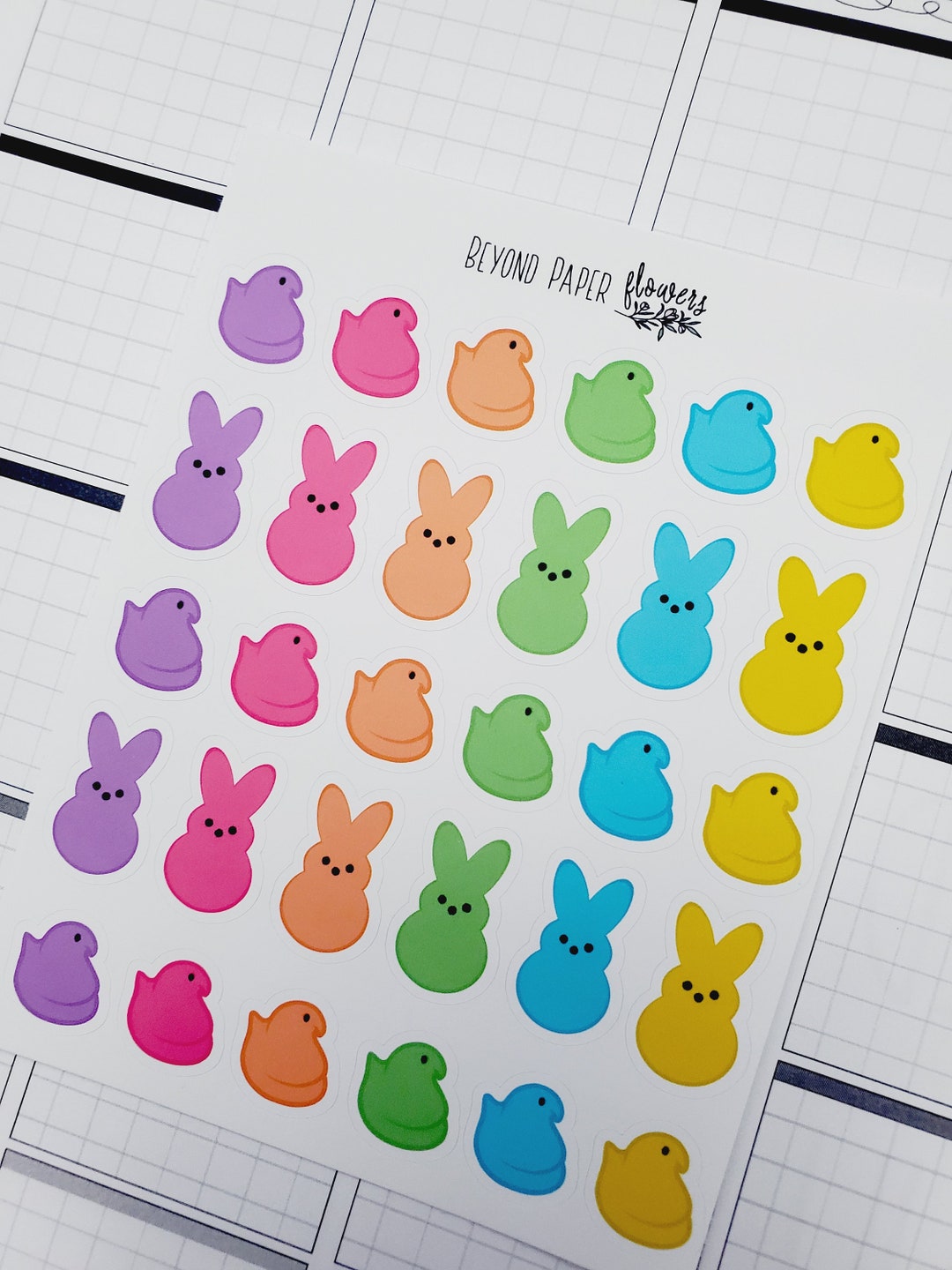 Marshmallow Friends Deco Sheet - Etsy