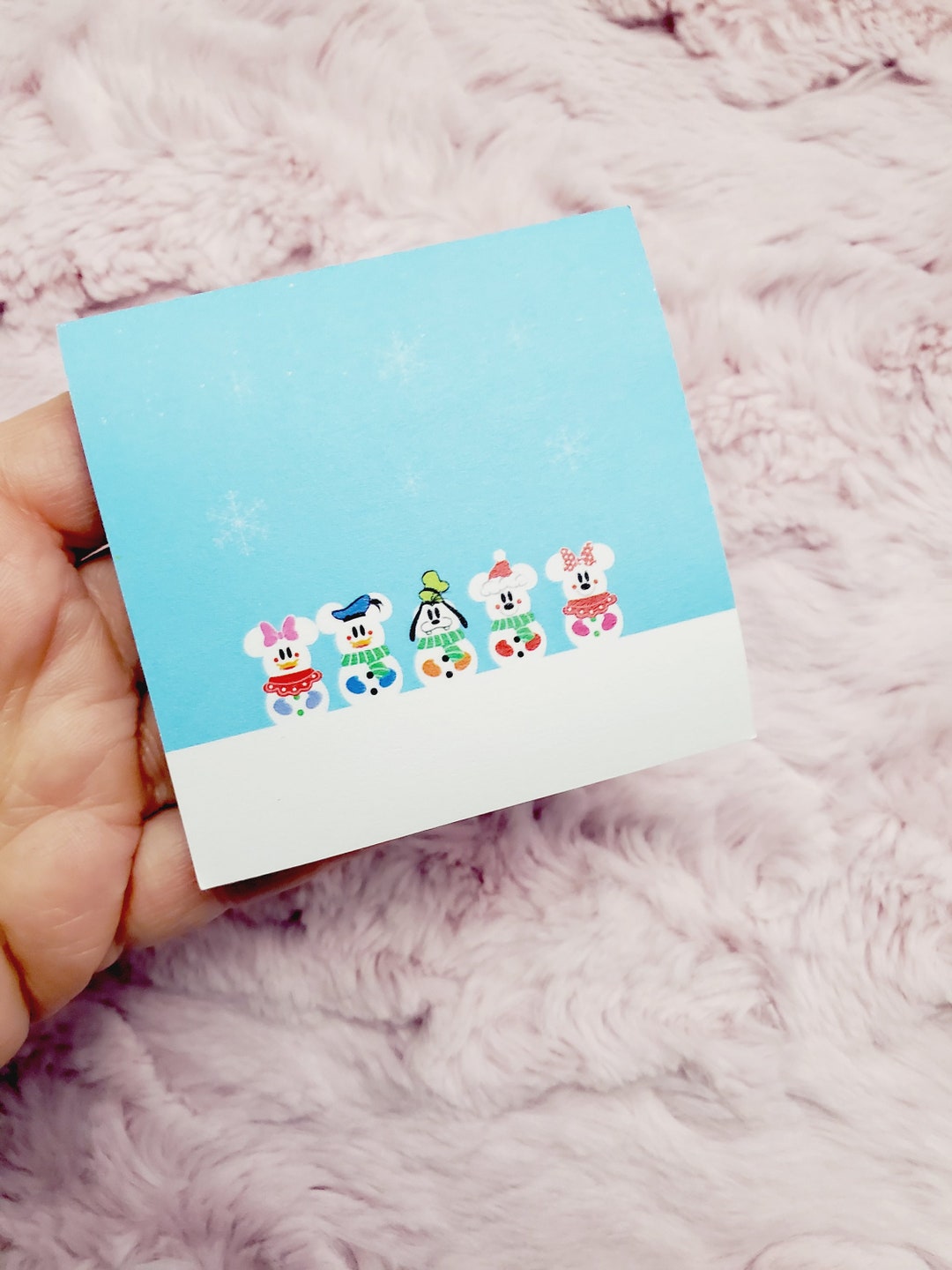 Magical Snowmen Sticky Notes - Etsy