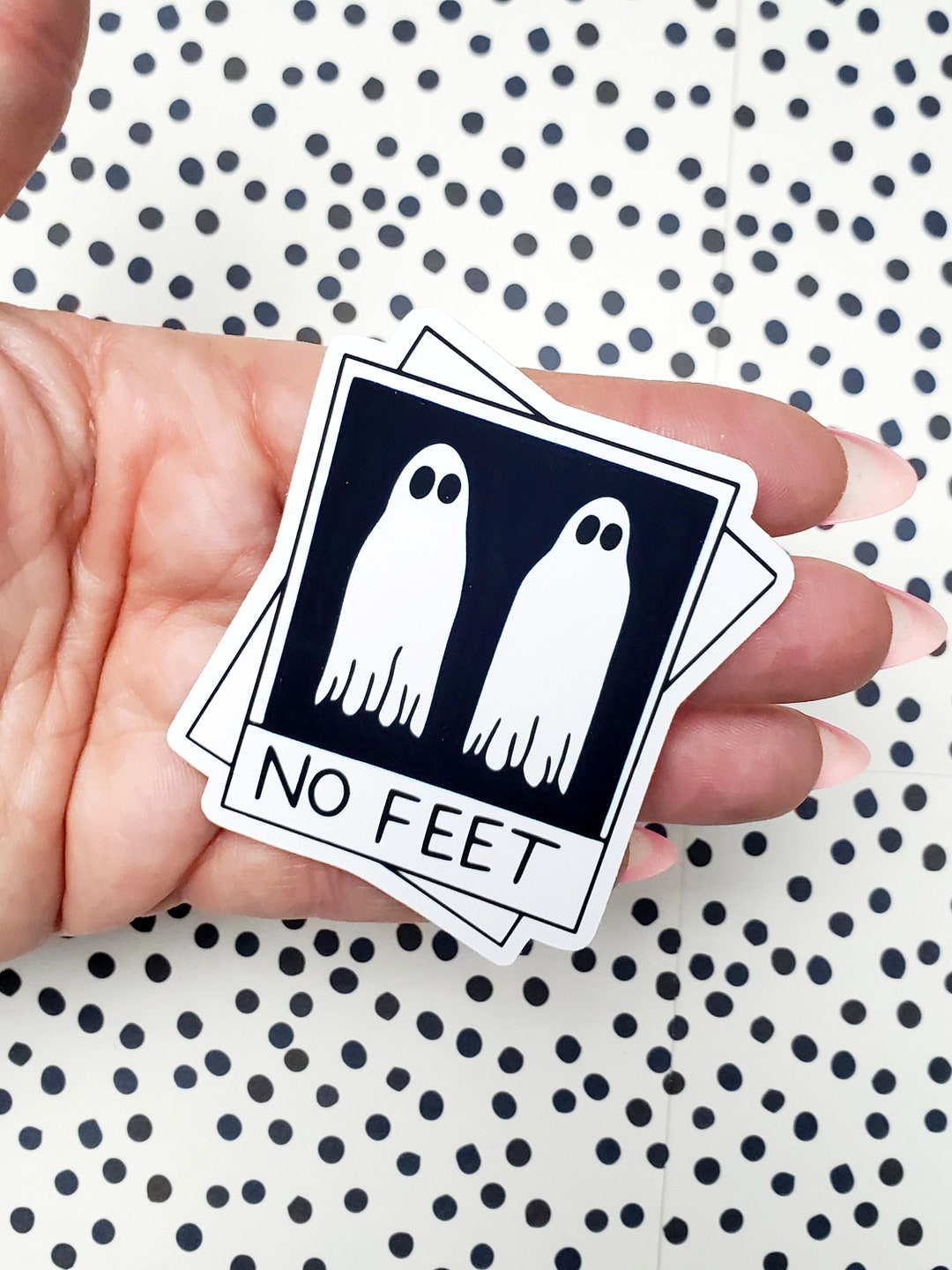 No Feet Vinyl Sticker Die Cut - Etsy