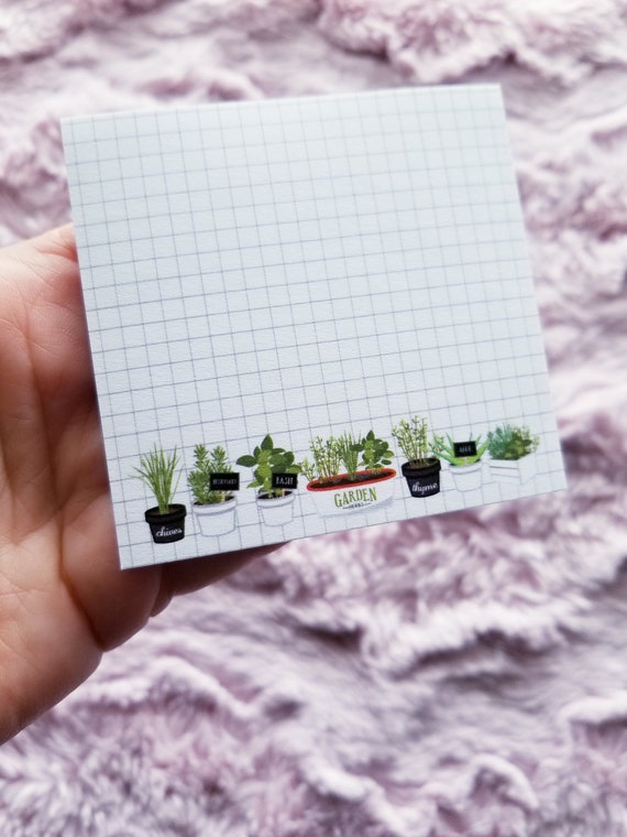Plant Sticky Notes - Etsy