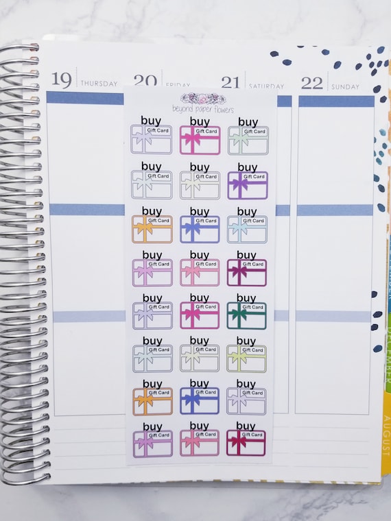 Buy Gift Card Stickers | Etsy