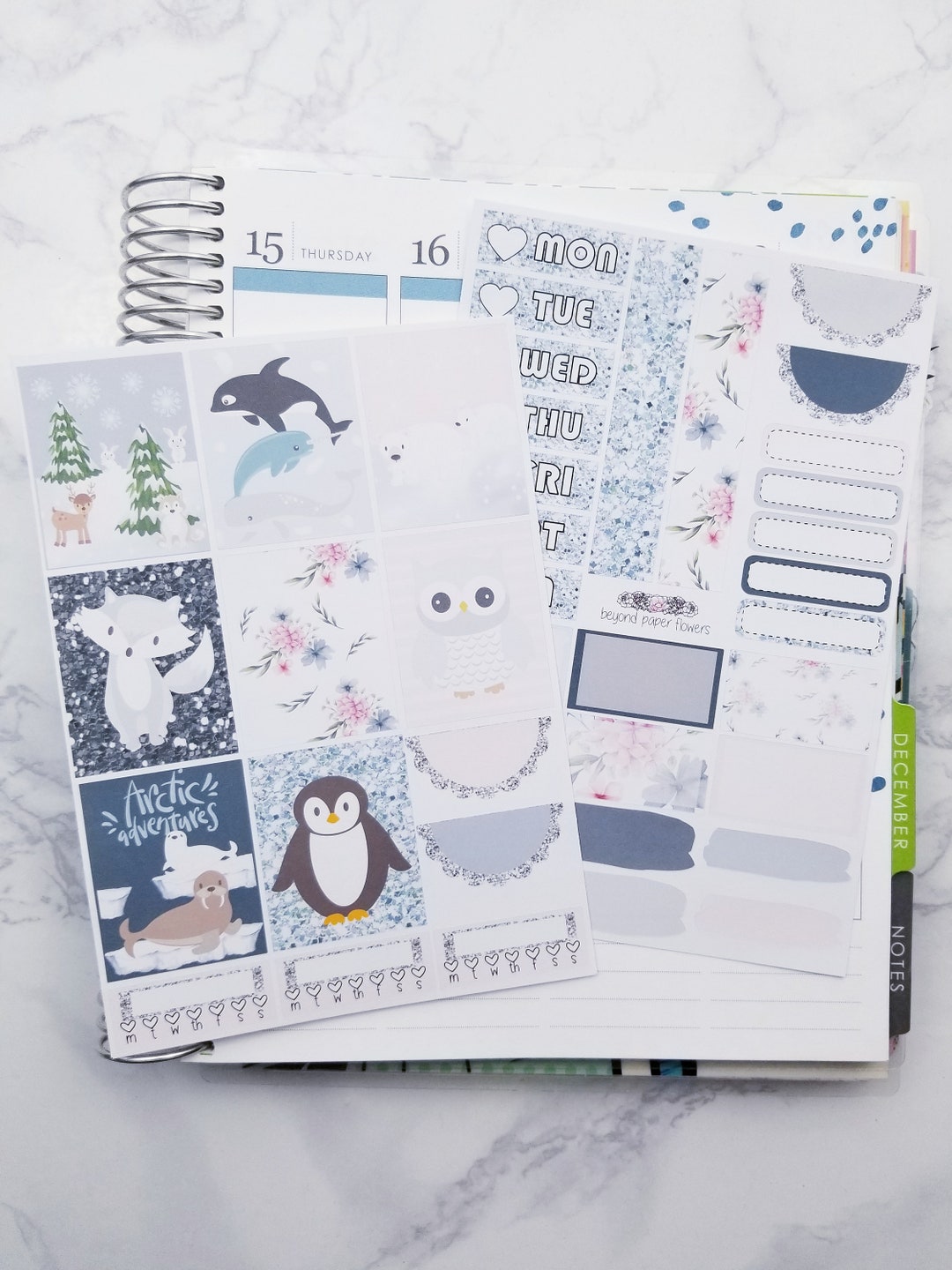 Artic Adventures Weekly Kit - Etsy