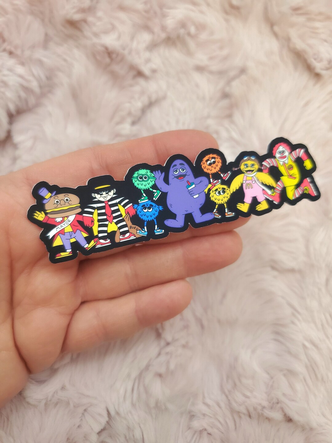 Hamburglar Vinyl Sticker Die Cut - Etsy