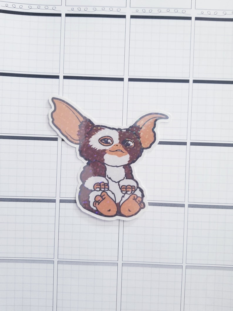 Cute Gizzy Sparkly Sticker Die Cut - Etsy