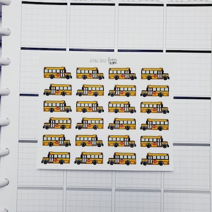 School Bus Stickers - Etsy
