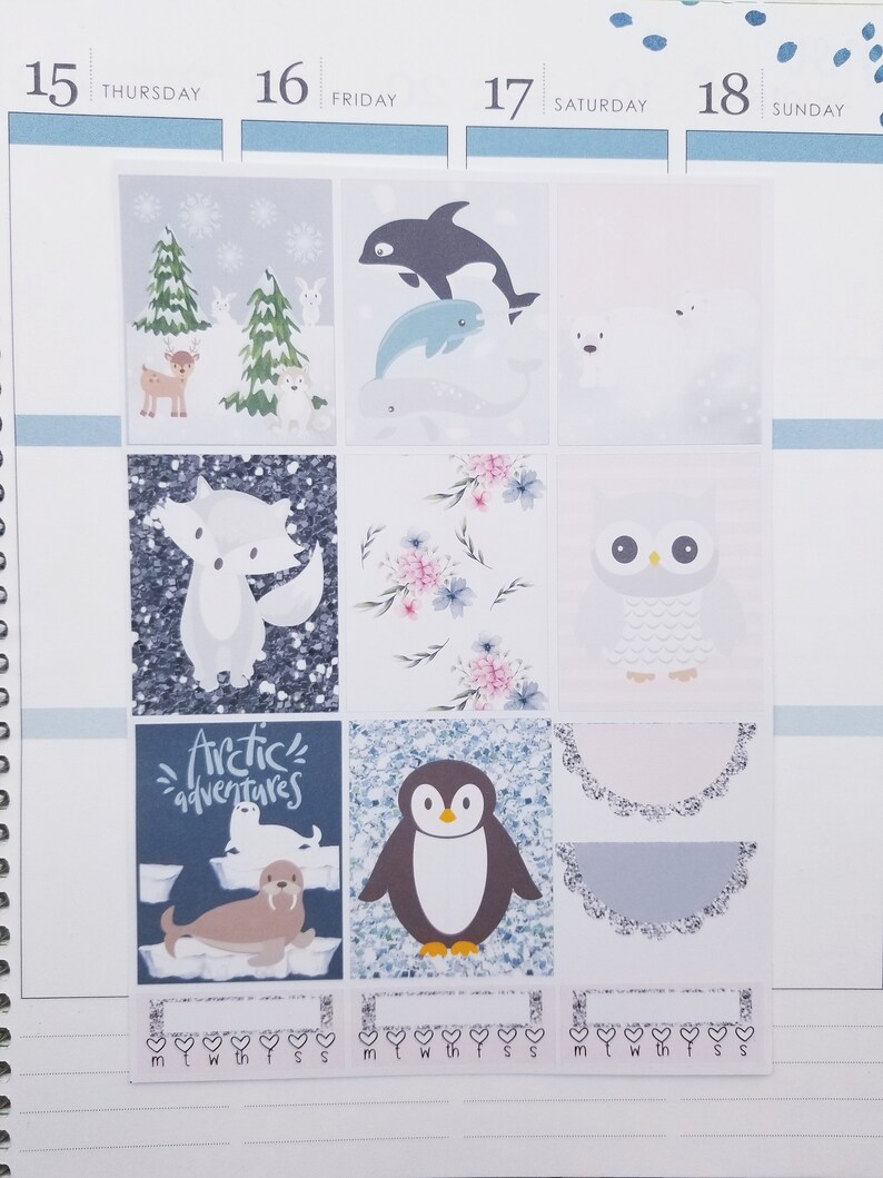 Artic Adventures Weekly Kit - Etsy