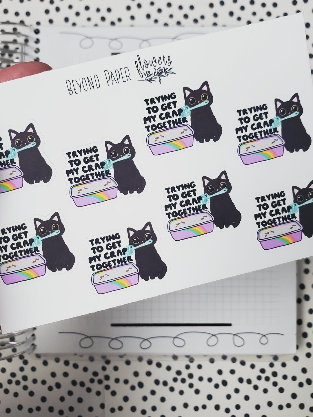 Trying to Get Crap Together Deco Sheet - Etsy