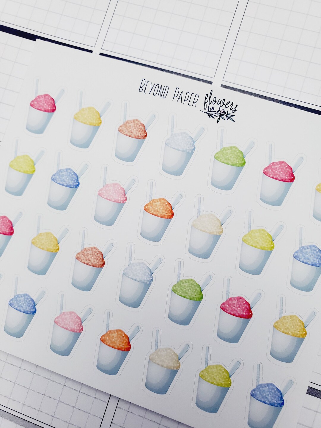 Snowball Sticker Sheet - Etsy
