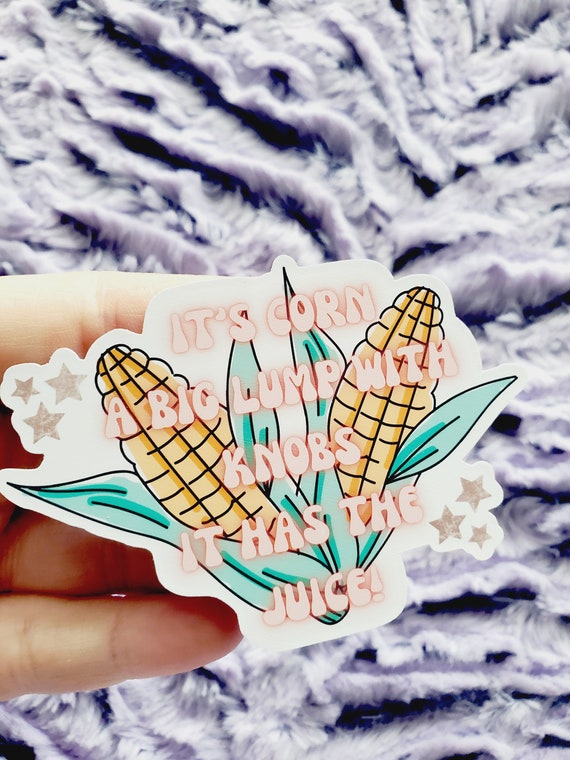 Corn Vinyl Sticker Die Cut - Etsy