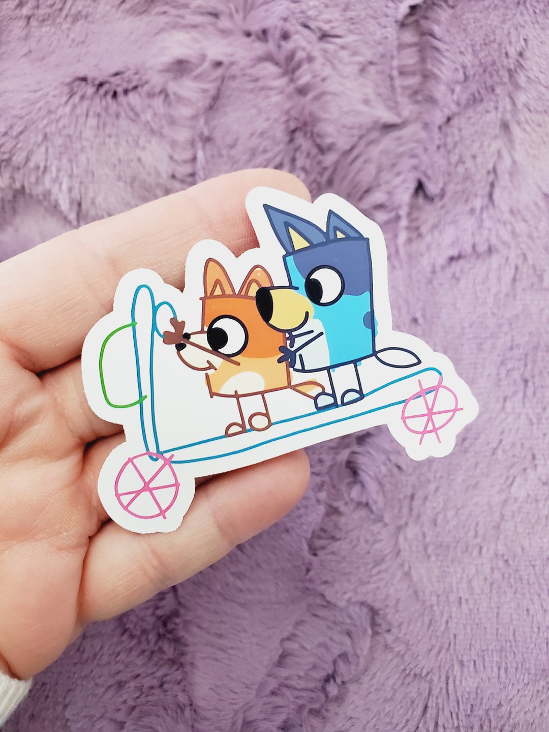 Scooter Ride Matte Vinyl Sticker - Etsy