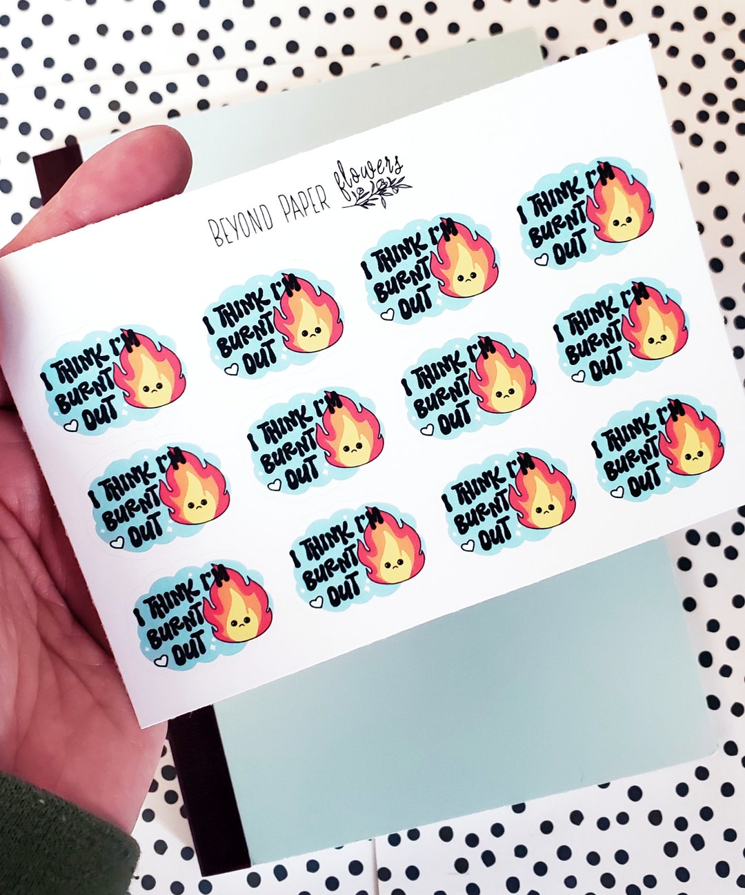 Burnt Out... Deco Stickers - Etsy