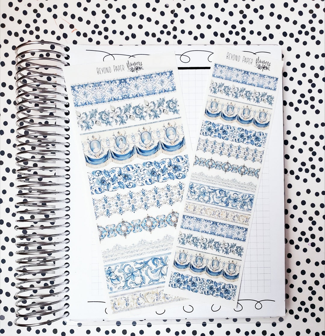 Regency Border Frosted Clear Deco Stickers - Etsy