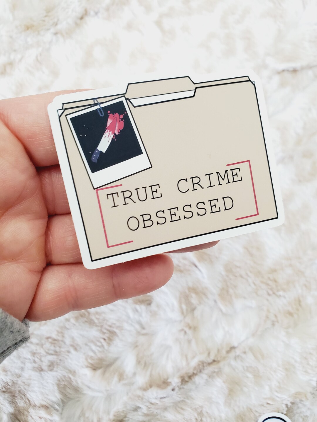 TC Obsessed File Folder Matte Vinyl Sticker - Etsy