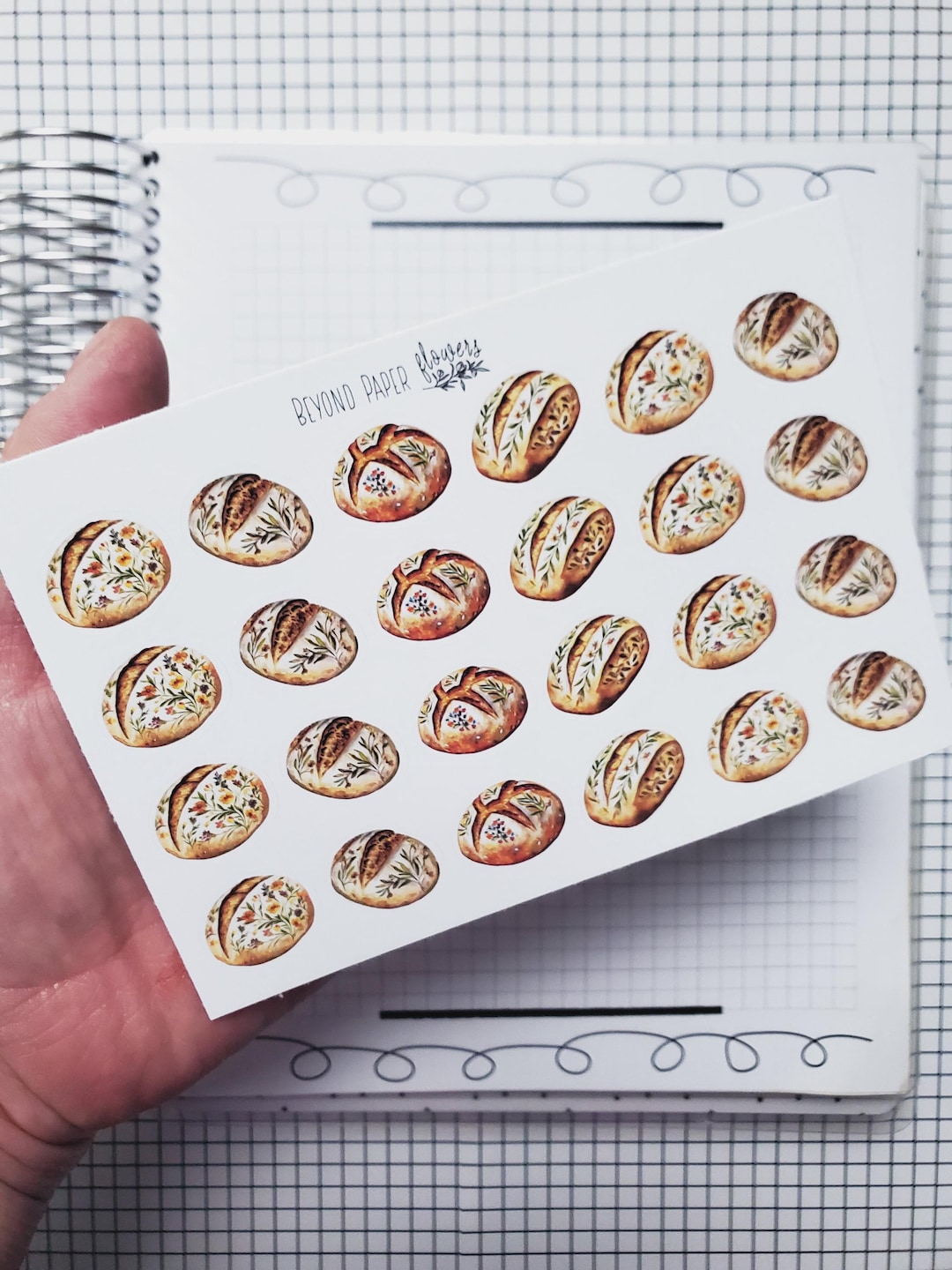 Decorative Sourdough Bread Deco Stickers - Etsy