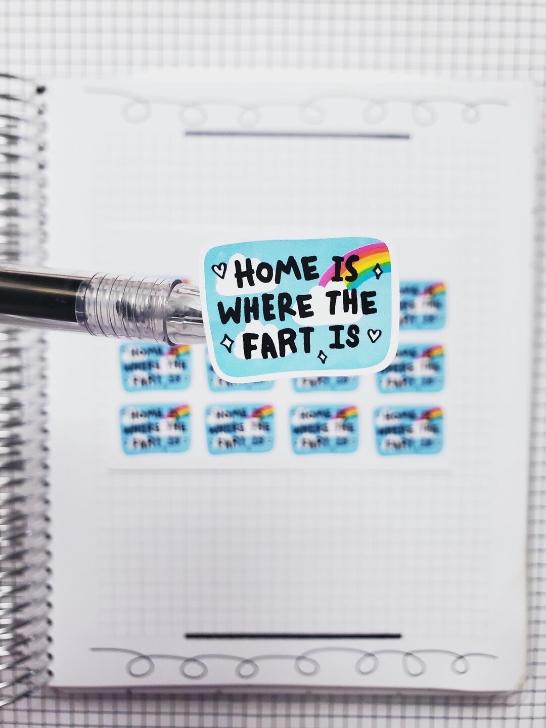 Home is Where the Fart is Deco Stickers - Etsy
