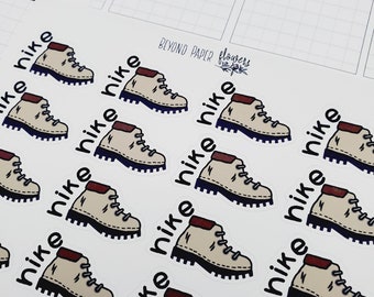 Hike Stickers Nature Trail Stickers Time in Nature Self Care Stickers ...