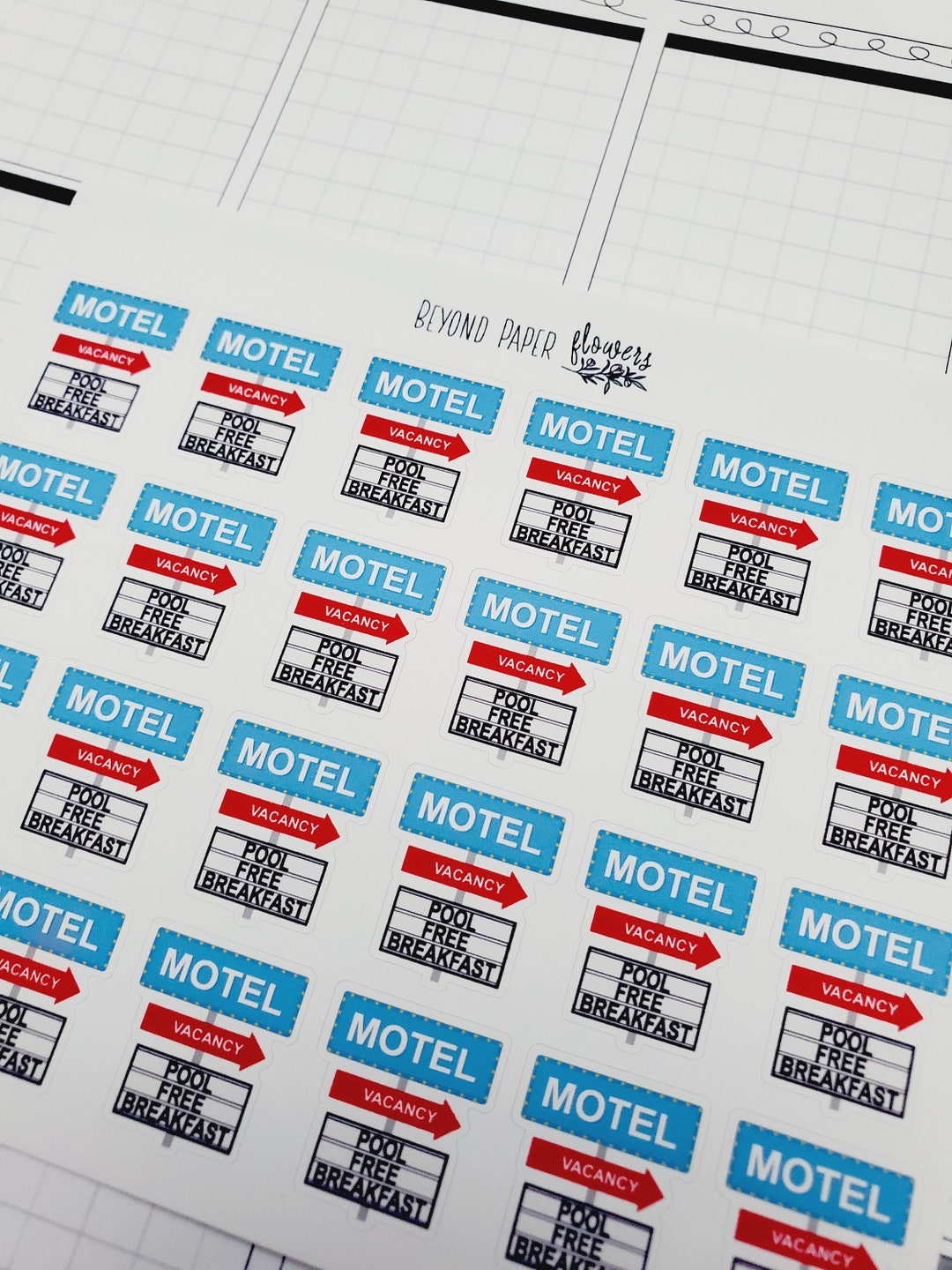 Motel Deco Sheet - Etsy