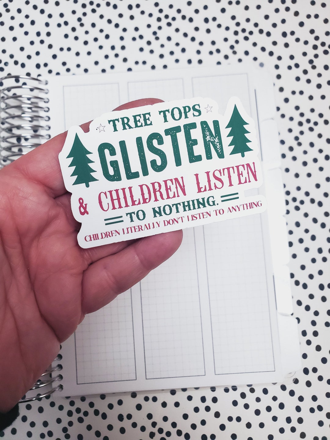 Children Listen Matte Vinyl Stickers - Etsy