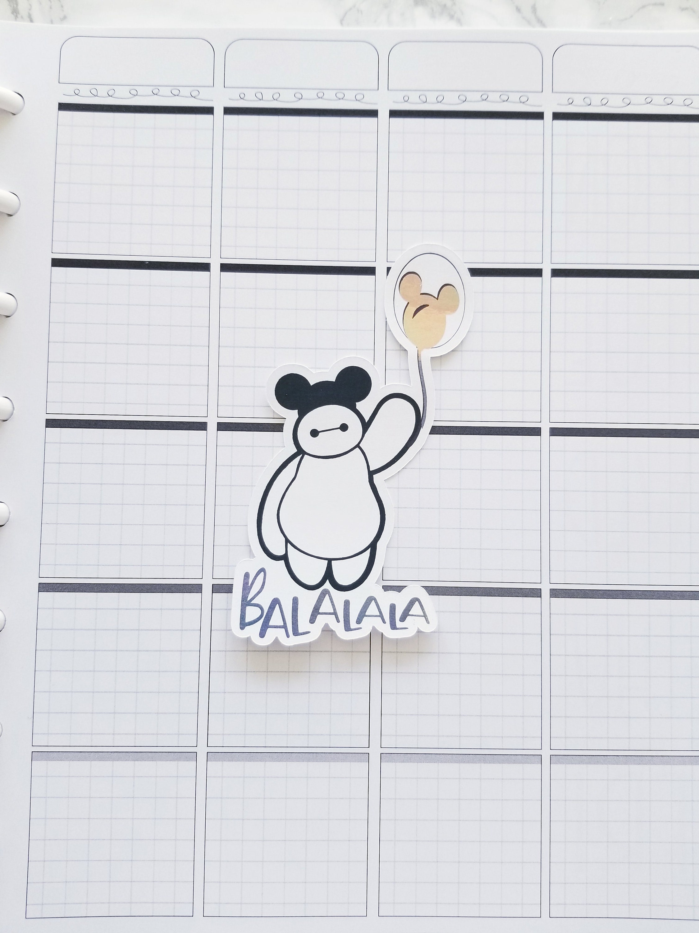 Foiled Balalala Sticker Die Cut - Etsy