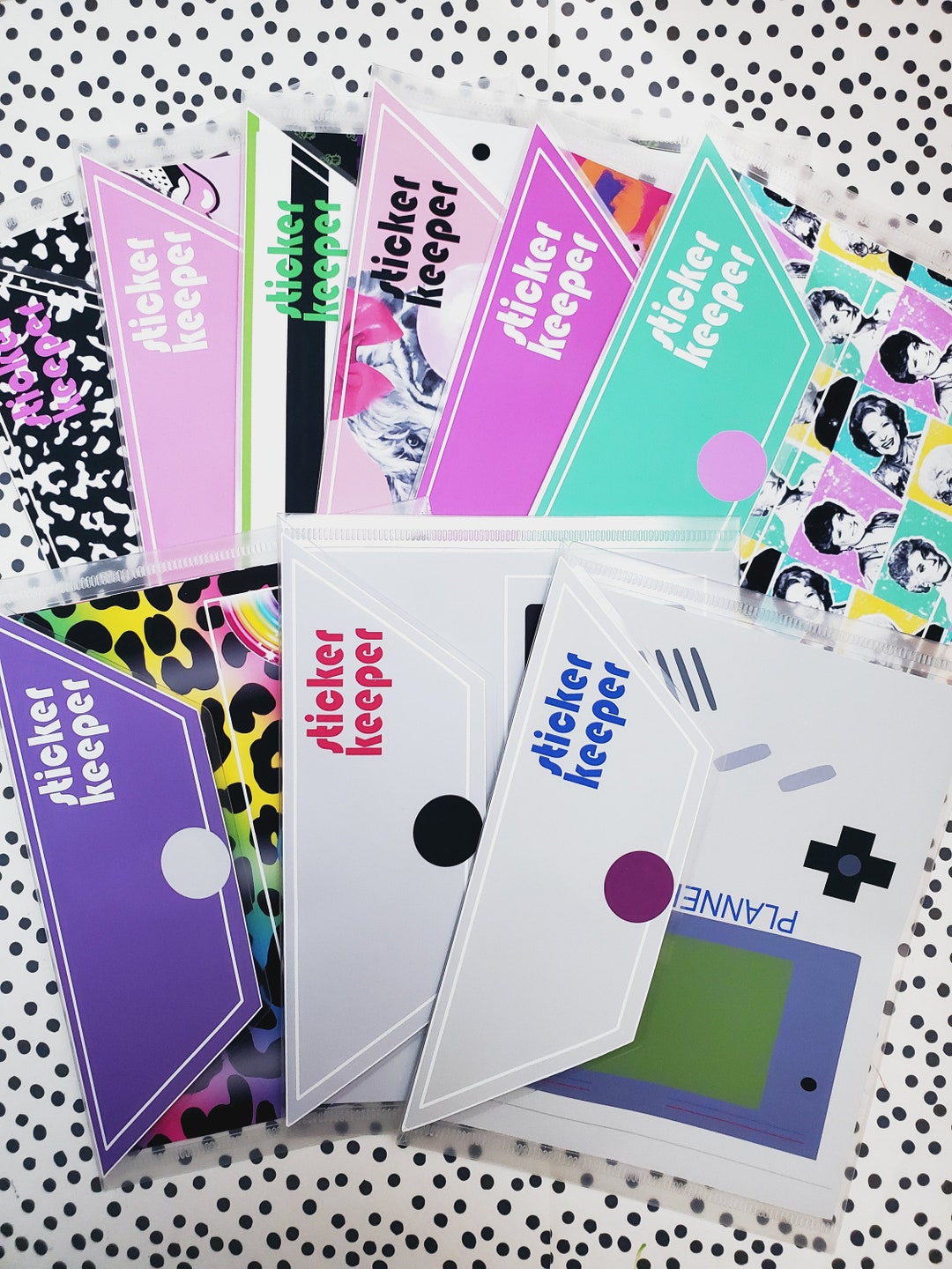 Nostalgic Sticker Keeper 5x7 Pockets - Etsy
