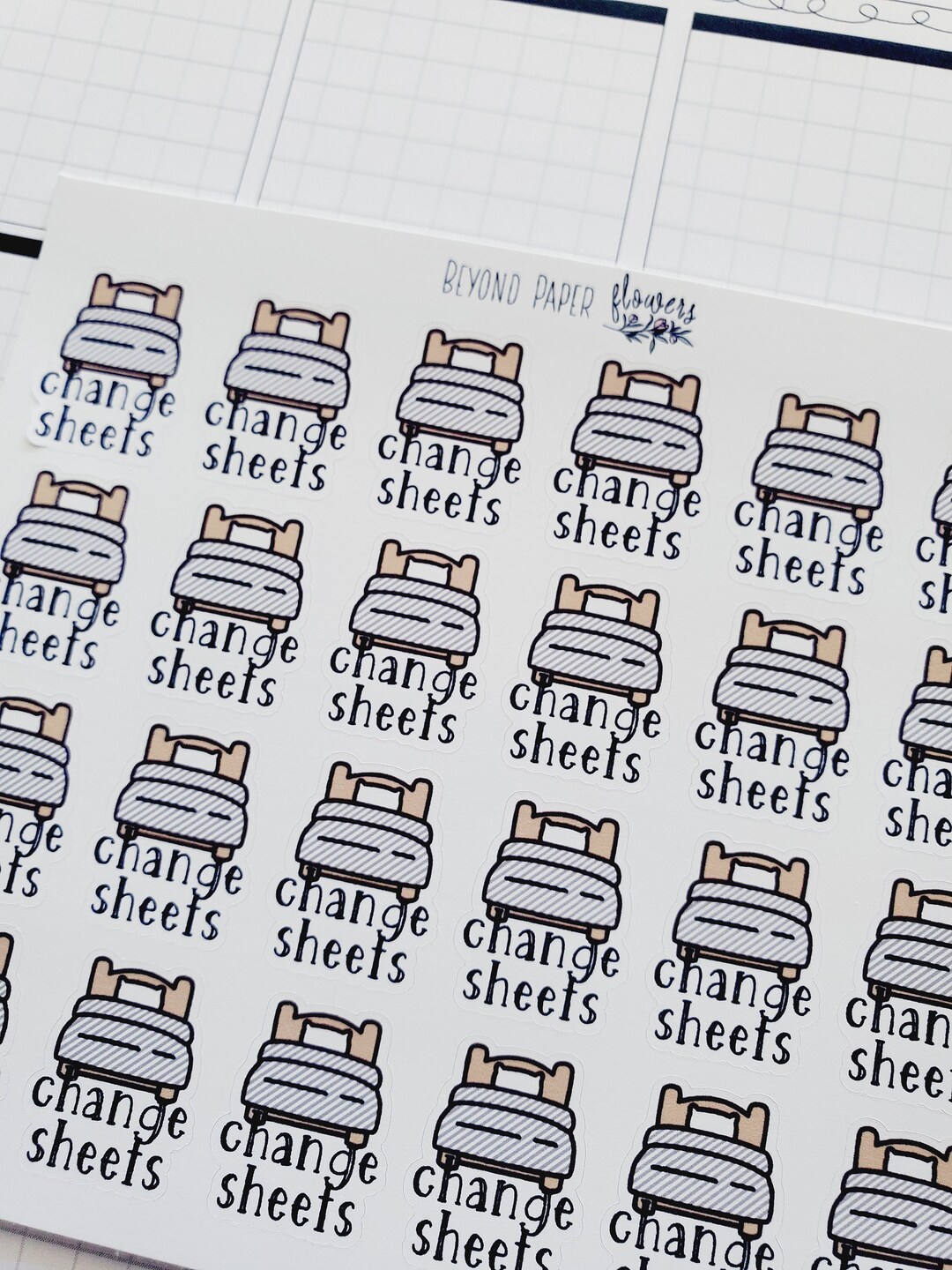 Change Sheets Stickers - Etsy