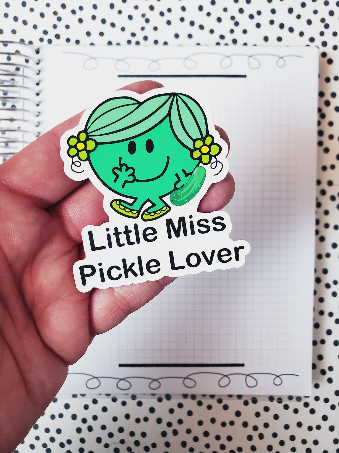 LM Pickle Lover Vinyl Die Cut Sticker - Etsy