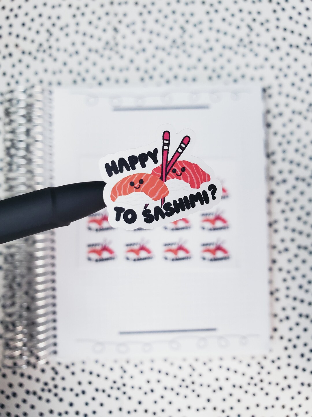 Happy to Sashimi... Deco Stickers - Etsy